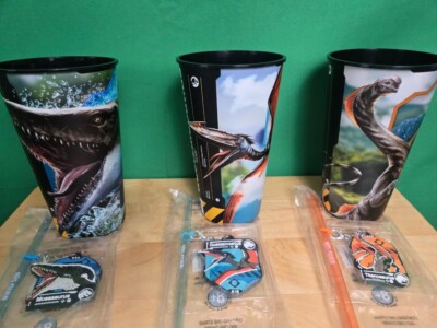 NEW Jurassic World Rebirth 7-Eleven Collector Cups & Straws - FULL SET ...