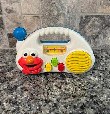 Vintage 1996 Tyco toddler sesame street Elmo's boom box, Elmo Boom Box ...