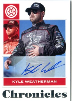 2022 Panini Chronicles Racing #3 Kyle Weatherman Autograph auto | eBay