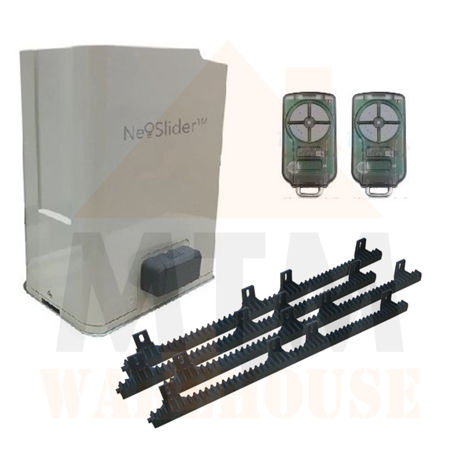 ATA NEOSLIDER NES 500 Slide Gate Opener WITH ATA Smart Solar Power Unit ...