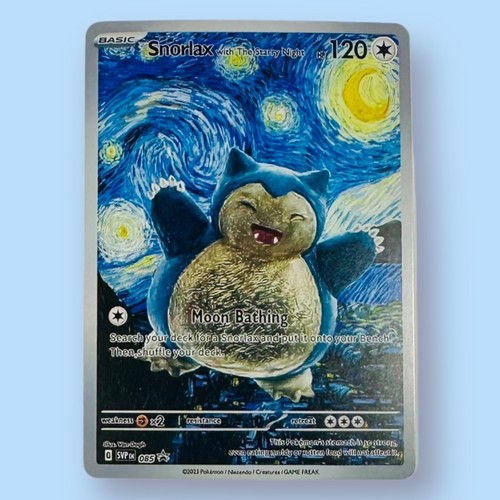 Pokemon Snorlax Starry Night Van Gogh Beautiful Moon ACG Star Trading ...