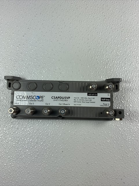 CommScope CSMAPDU5VP Cable Amplifier Subscriber VoIP Moca for sale ...