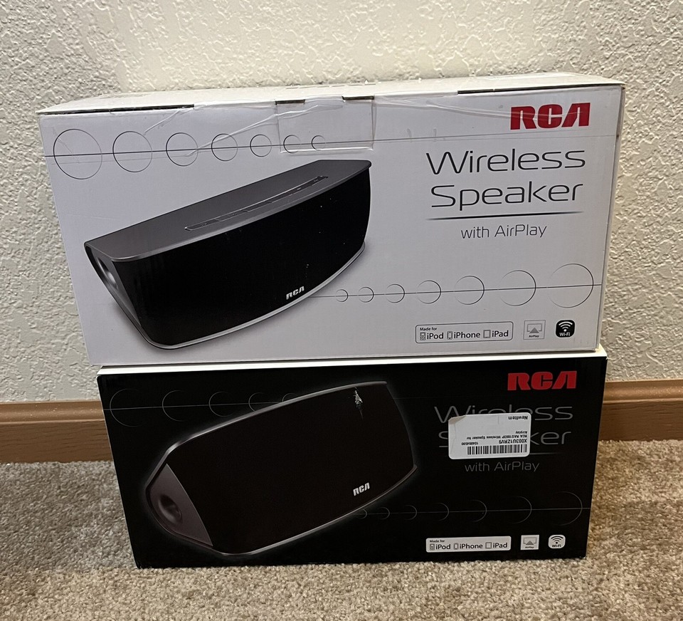 Lot Of 2 - NIB RCA Wireless Speaker With Airplay RAS1863P - BRAND NEW ...
