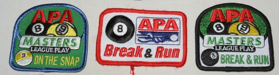 10 different APA american pool players association 8 & 9 Ball cloth ...