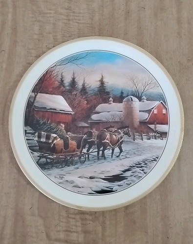 COMING HOME 1987 by Terry Redlin Collector Plate Limited Ed. Hadley ...