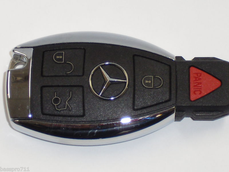 MERCEDES BENZ E INFRARED IR KEY FOB OEM CHROME IYZDCO7 2701A-DC07 | eBay