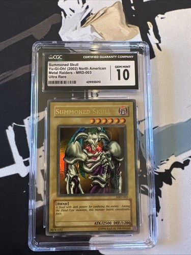 Yugioh Summoned Skull 2002 MRD-003 CGC 10 | eBay