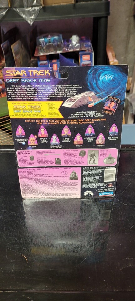 1993 STAR TREK Deep Space Nine Commander Sisko Action Figure By ...