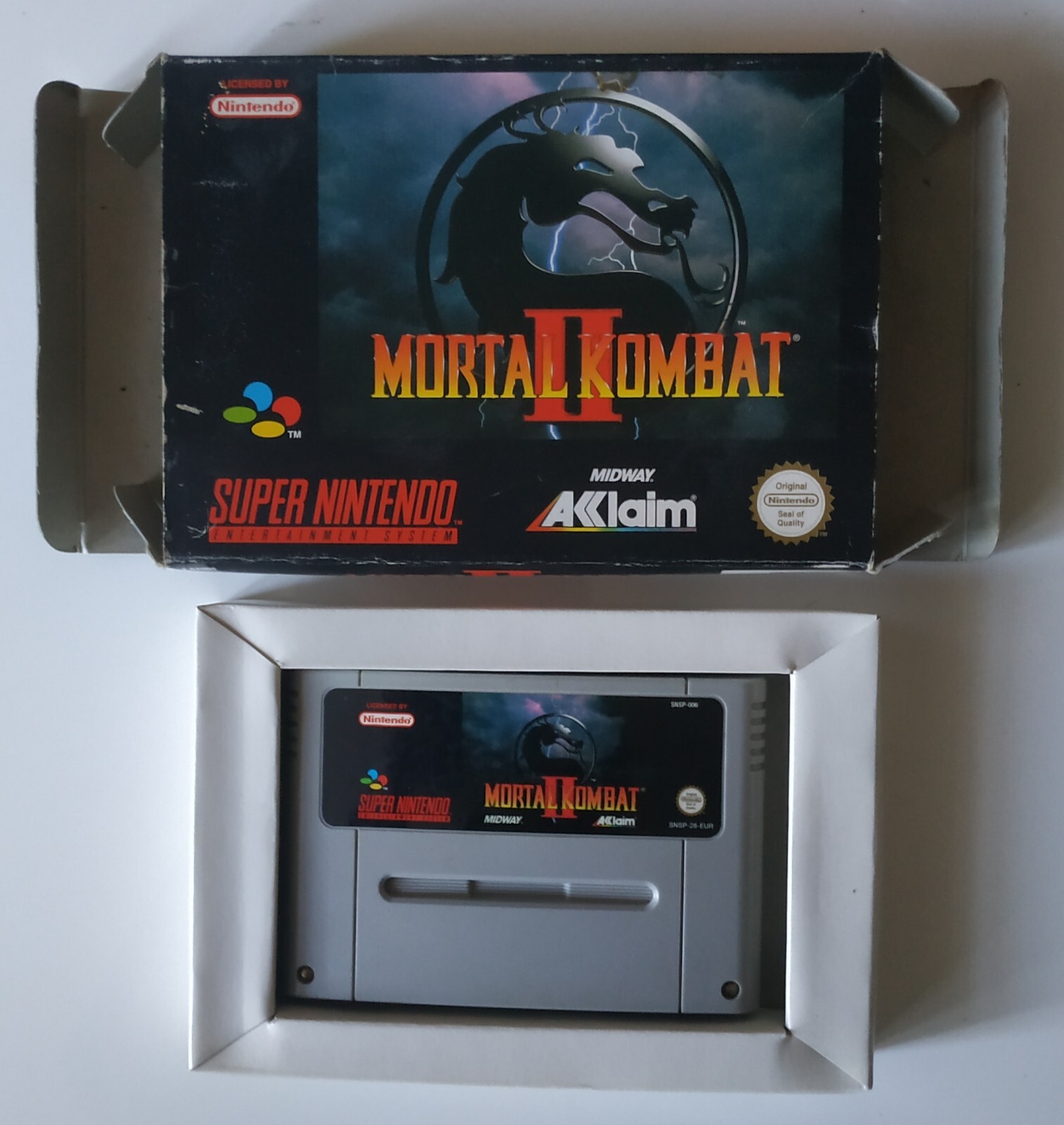 Mortal Kombat II Super Nintendo - Prix - Photo - Présentation