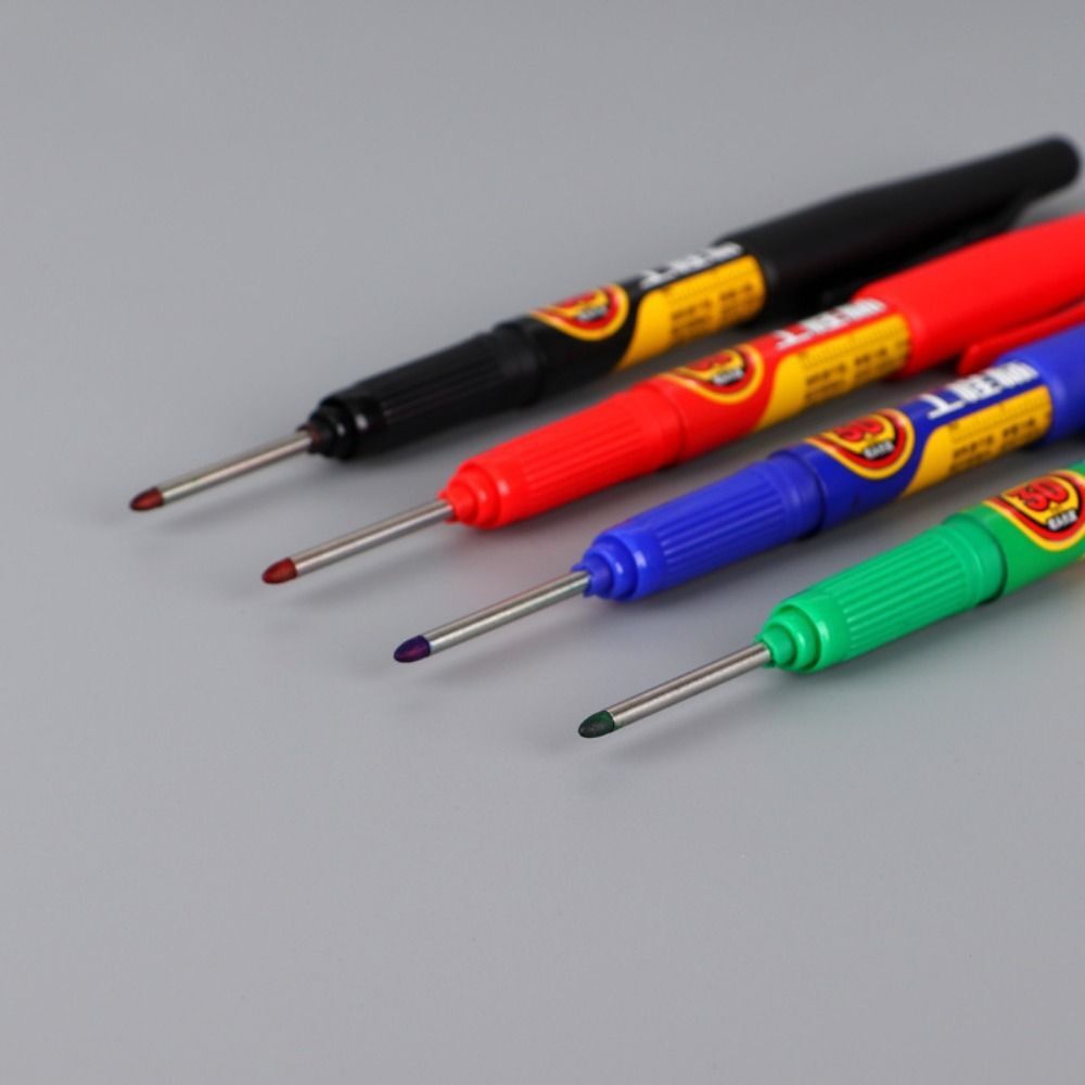 Multi-purpose Carpenter Pen Deep Hole Marker Pens Long Head Markers ...