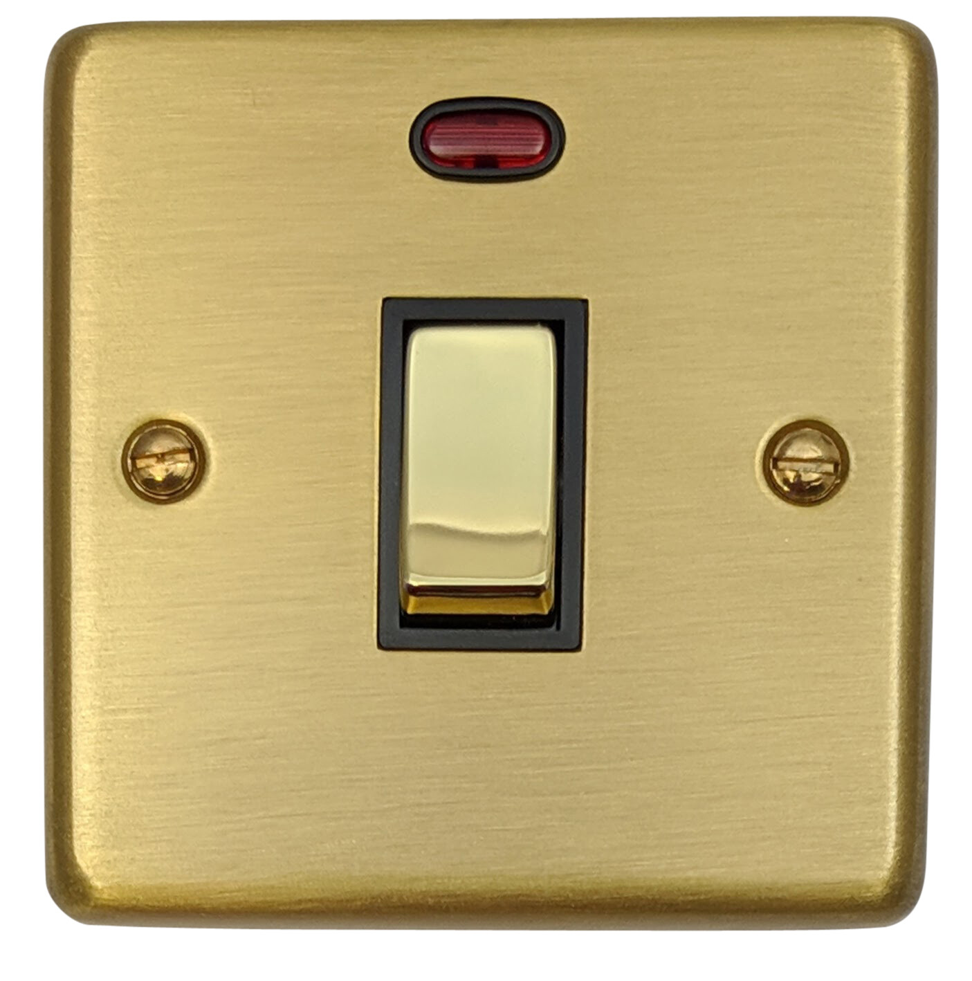 Brushed Satin Brass CSB3 Light Switches, Plug Sockets, Dimmers, Cooker ...