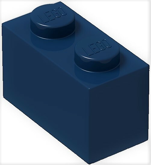 ☀️Lego x50 DARK BLUE 1x2 Bricks building blocks Part Pieces Bulk Lot ...