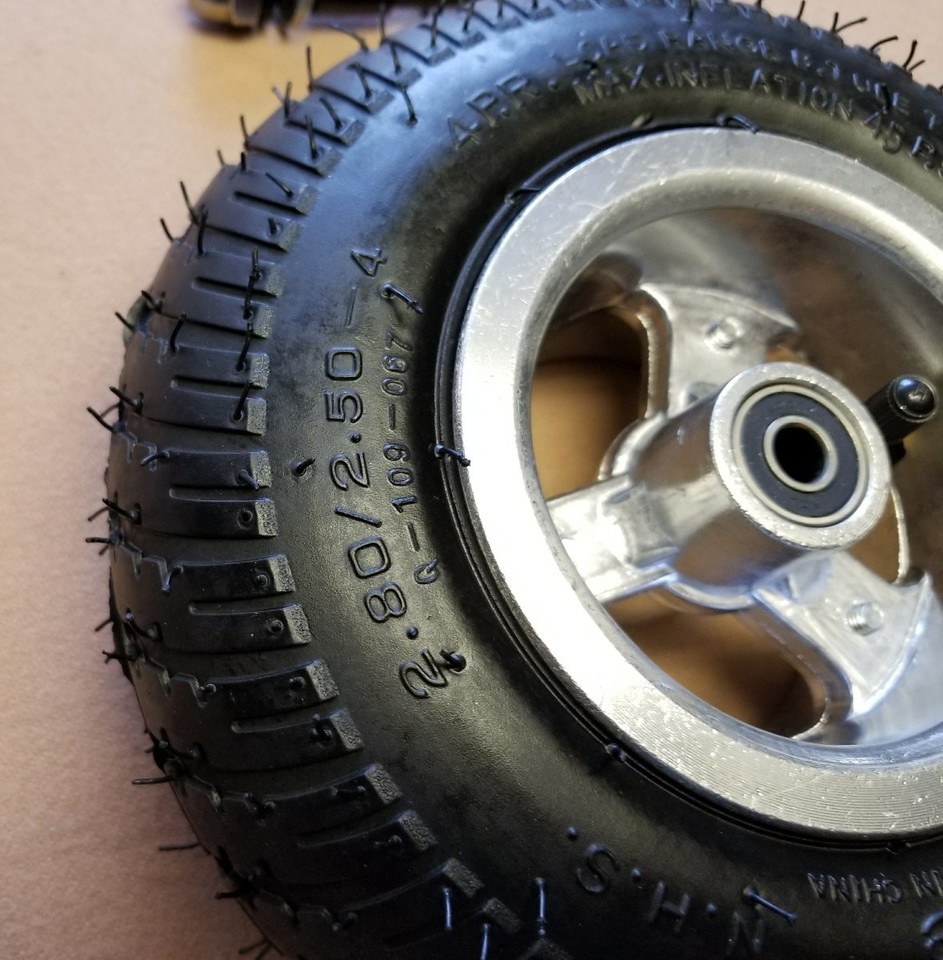 Razor E300 E300S E325 Front Tire and Wheel Assembly Versions 41 ...