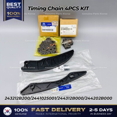 Genuine Hyundai Accent Elantra Kia Rio Forte Timing Chain Kit 4PCS ...
