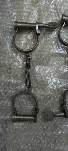 Iron Antique Shackles-Props Iron Handcuff Antique | eBay