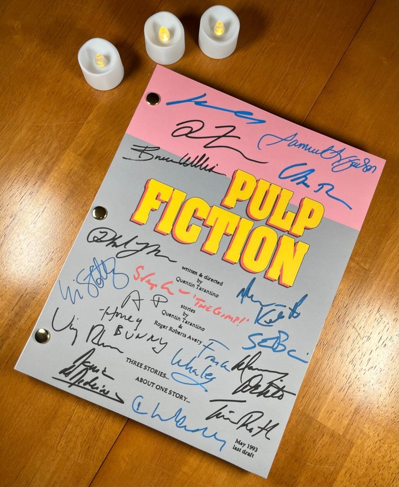 Pulp Fiction Script Signed- Autograph Reprints- 161 Pages | eBay