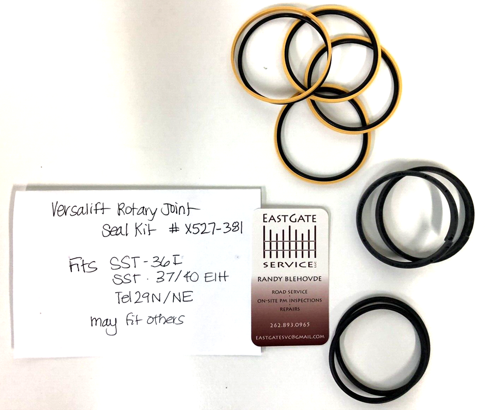 X527-381 Rotary Joint Seal Kit for Versalift SST36-I | SST37-40EIH ...