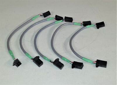 (LOT) AMP 6 Pin Jumper Cable Wire-Board Female Connector (x2) 22AWG/4C ...