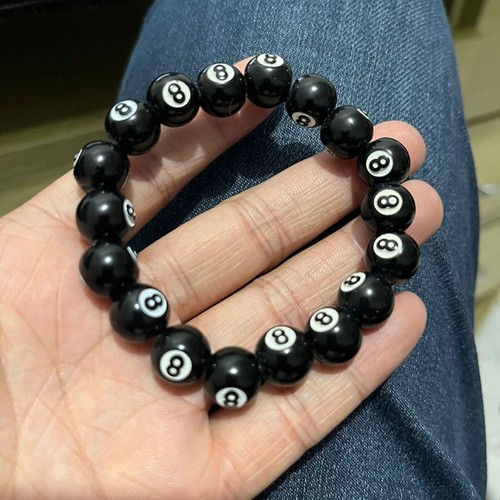 Creative Soccer bracelets 18 Pieces Couple Bracelet Chinese Eight Ball ...