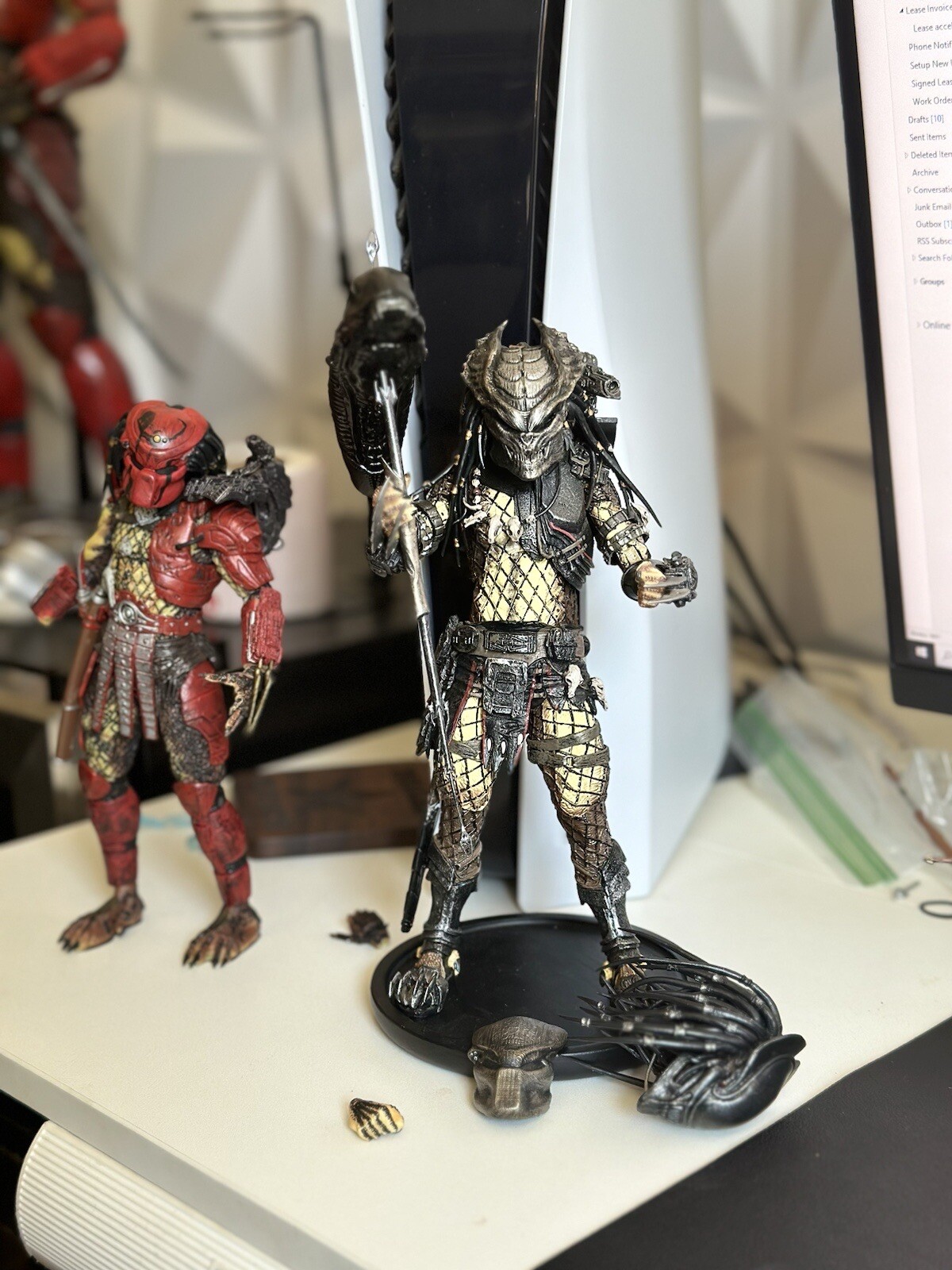 Custom Echo Predator Mask For Neca Predator 1/10 Scale - MADE TO ORDER ...