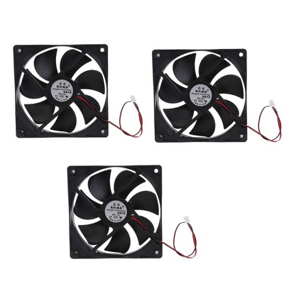 120mm Fan CPU Cooler Radiator 5/12/24V DC Brushless 12025 120x120x25mm ...