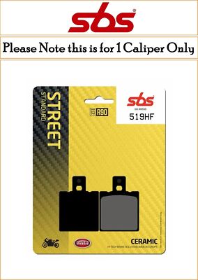 Bimota DB6 1100 E Delirio 2012 [Rear Ceramic Brake Pads] [SBS HF Series ...