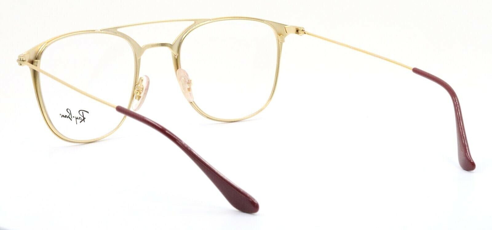 RAY-BAN RB 6377 2910 Red Square Full Rim Eyeglasses Frames 50-21-145 | eBay