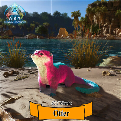 Ark Survival Ascended PC/PS5/XBOX-Official PVE- OTTER 67.7 WEIGHT ...