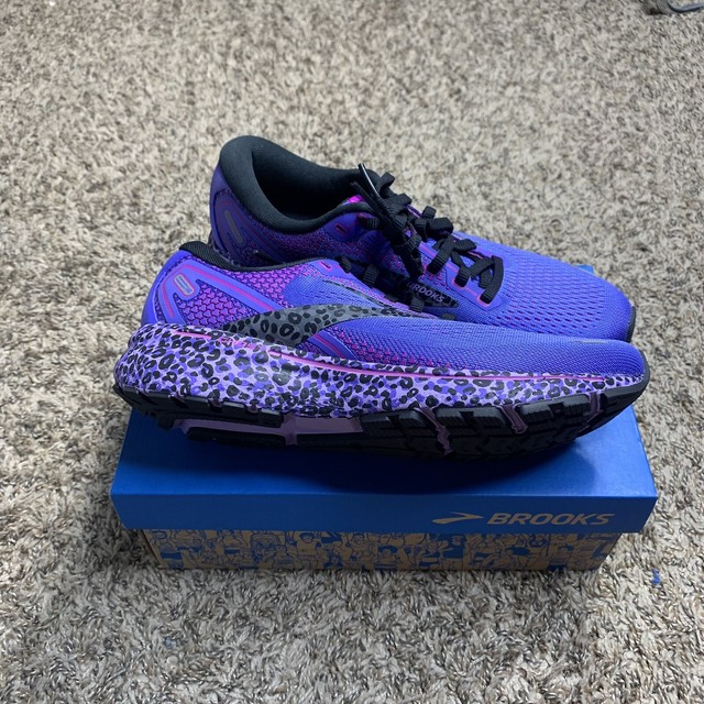 Size 8 - Brooks Ghost 14 Electric Cheetah Run Wild - Purple Black for ...