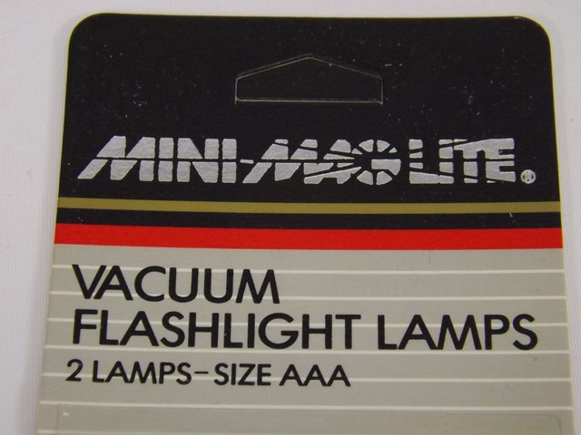 2pk AAA Mini Mag Bulb Replacement Bulbs / Lamps Model Lm3a001 for sale ...