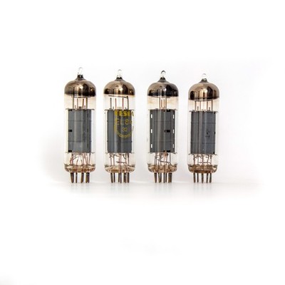 Matched Quad TESLA EL84 Tubes (6P14P-EV, E84L, 6BQ5) from 60-s, TESTED ...