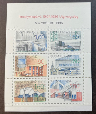 FINLAND MNH #737 Booklet of 6 *1986* Catalog $5.75 Architecture +S! | eBay