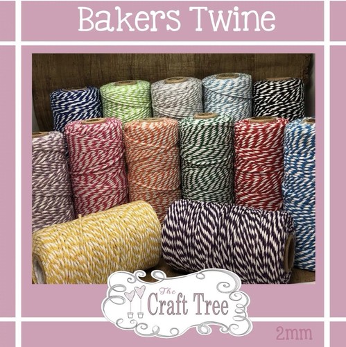 Trade Bundle/ Joblot Bakers Twine 2mm Cord String Ribbon 20x 100m Rolls ...