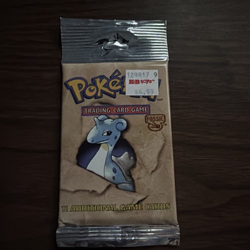 Long crimp Pokémon Fossil Booster Pack | eBay