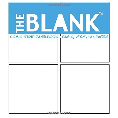 THE BLANK COMIC STRIP PANELBOOK - BASIC, 7"X7", 127 PAGES By About ...
