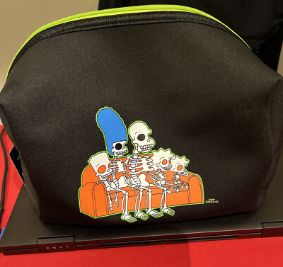 Revolution x The Simpsons Couch Treehouse of Horror Black Makeup Bag ...