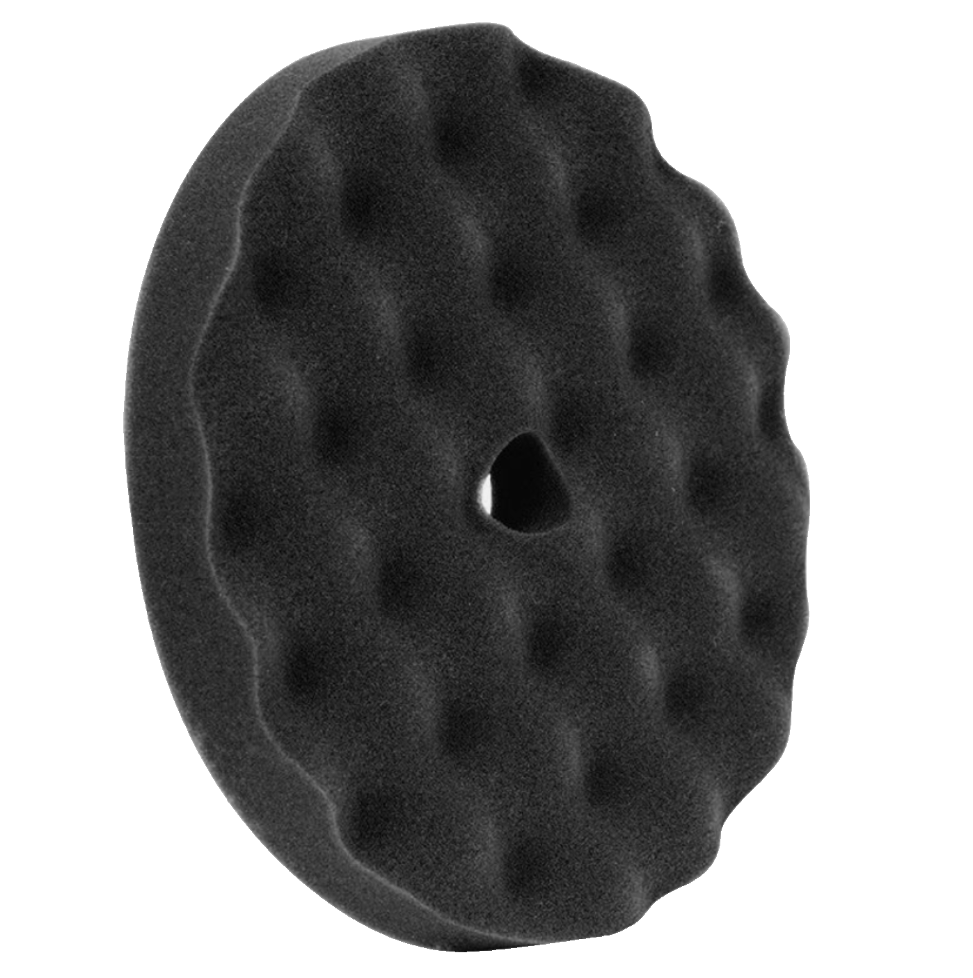 8" Single Side Black Foam Hook & Loop Buffing Pad | 2 Pack | 8in ...