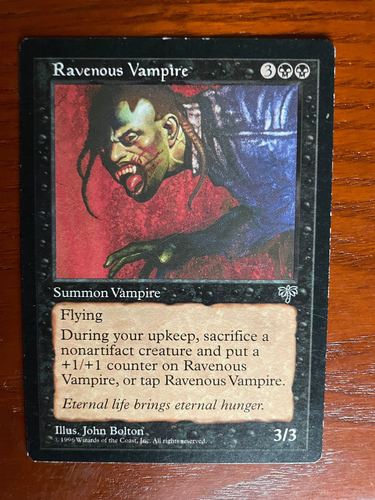 MTG Ravenous Vampire SINGLE USED EXCELLENT CONDITION SEE PHOTOS | eBay
