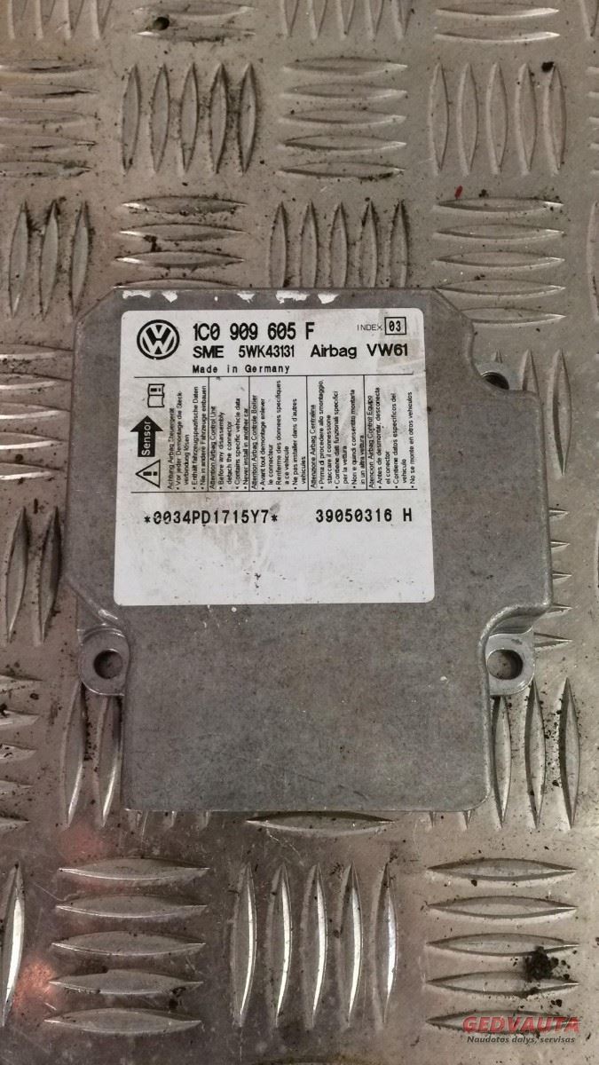 VW SHARAN 7M8, 7M9, 7M6 Sicherheitskontrollgerät 1c0909605f 2002 ...