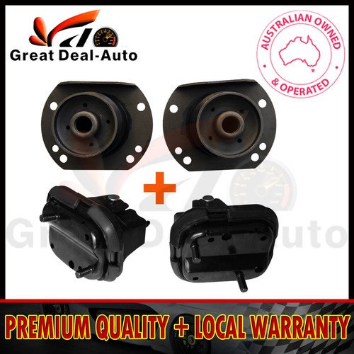 V6 VT VX VY VZ Front Engine Mount & Castor Rod Bush Kit For Holden ...