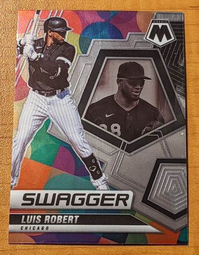 Luis Robert 2022 Panini Mosaic Baseball Swagger #SW-7 Chicago White Sox ...