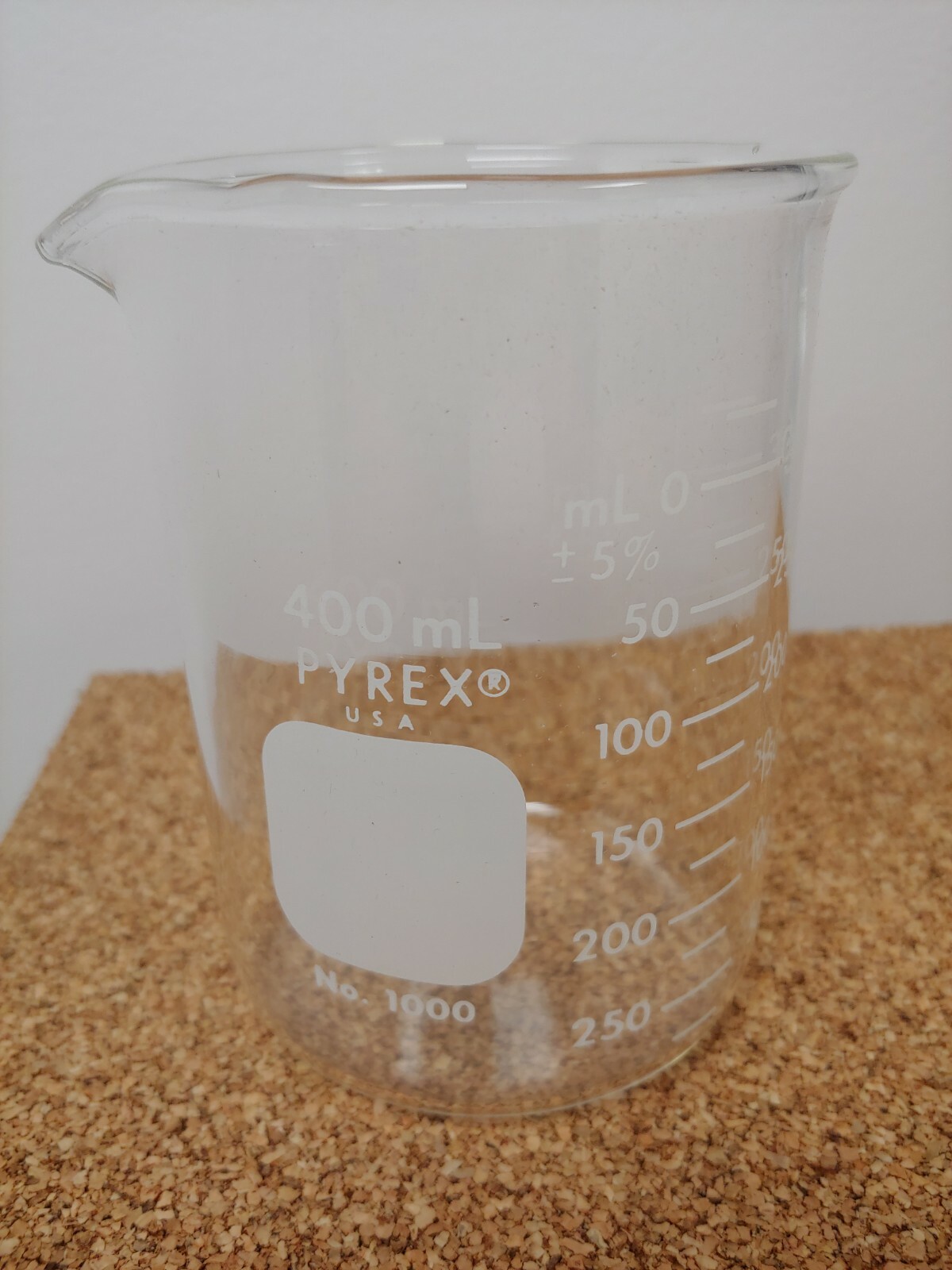 Pyrex Brand Beaker 1000-400ml Griffin Low-Form Graduated | eBay