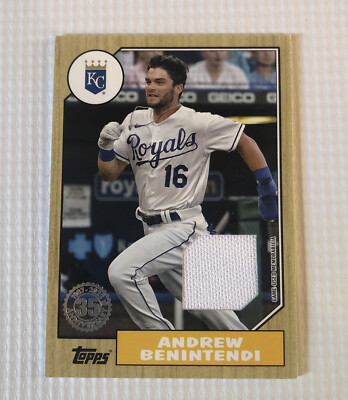 Andrew Benintendi Jersey Relic2022 Topps Series 1 1987 Topps #87R-AB ...