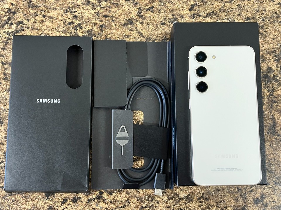 Samsung Galaxy S23 5G SM-S911U 128GB Unlocked GSM+CDMA Black In-Box ...