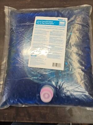 4 Gallons KAY Ecolab Blue Ultra Concentrated Pot Pan Detergent 1110960 ...