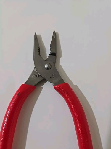 Snap-On Tools DARK TITANIUM 5" Soft Grip Long Nose Slip Joint Pliers ...