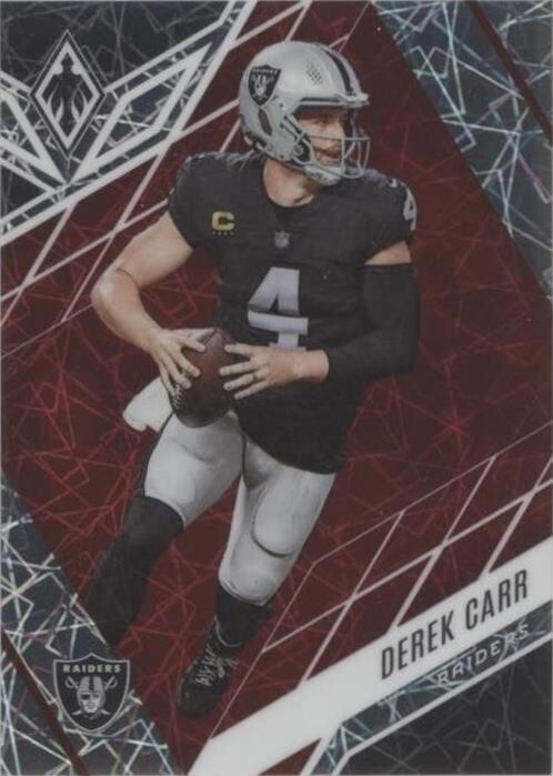 2022 Panini Phoenix - Derek Carr #46 Red Lazer /125 for sale online | eBay