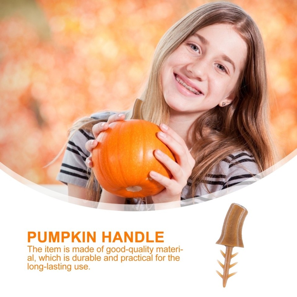 40pcs Pumpkin Stem Pumpkin DIY Handle Harvest Plastic Pumpkin Handle ...
