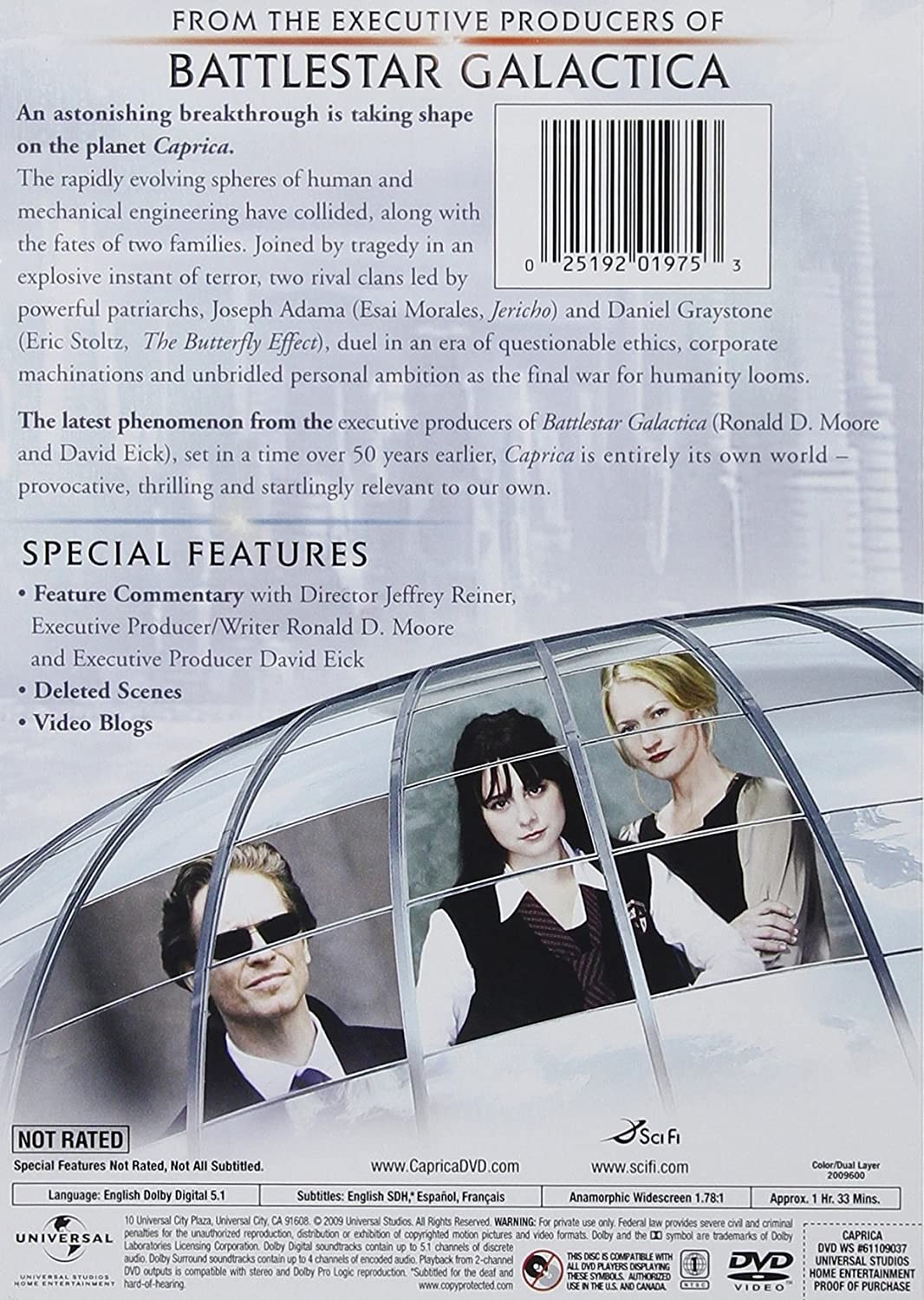 Caprica (DVD) Eric Stoltz Michelle Andrew Roger R. Cross (US IMPORT ...