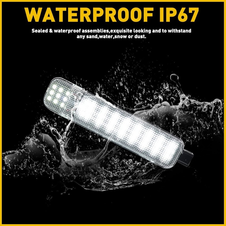 Pair Interior Panel LED Door Light Courtesy Lamp Fit Chevrolet Tahoe ...